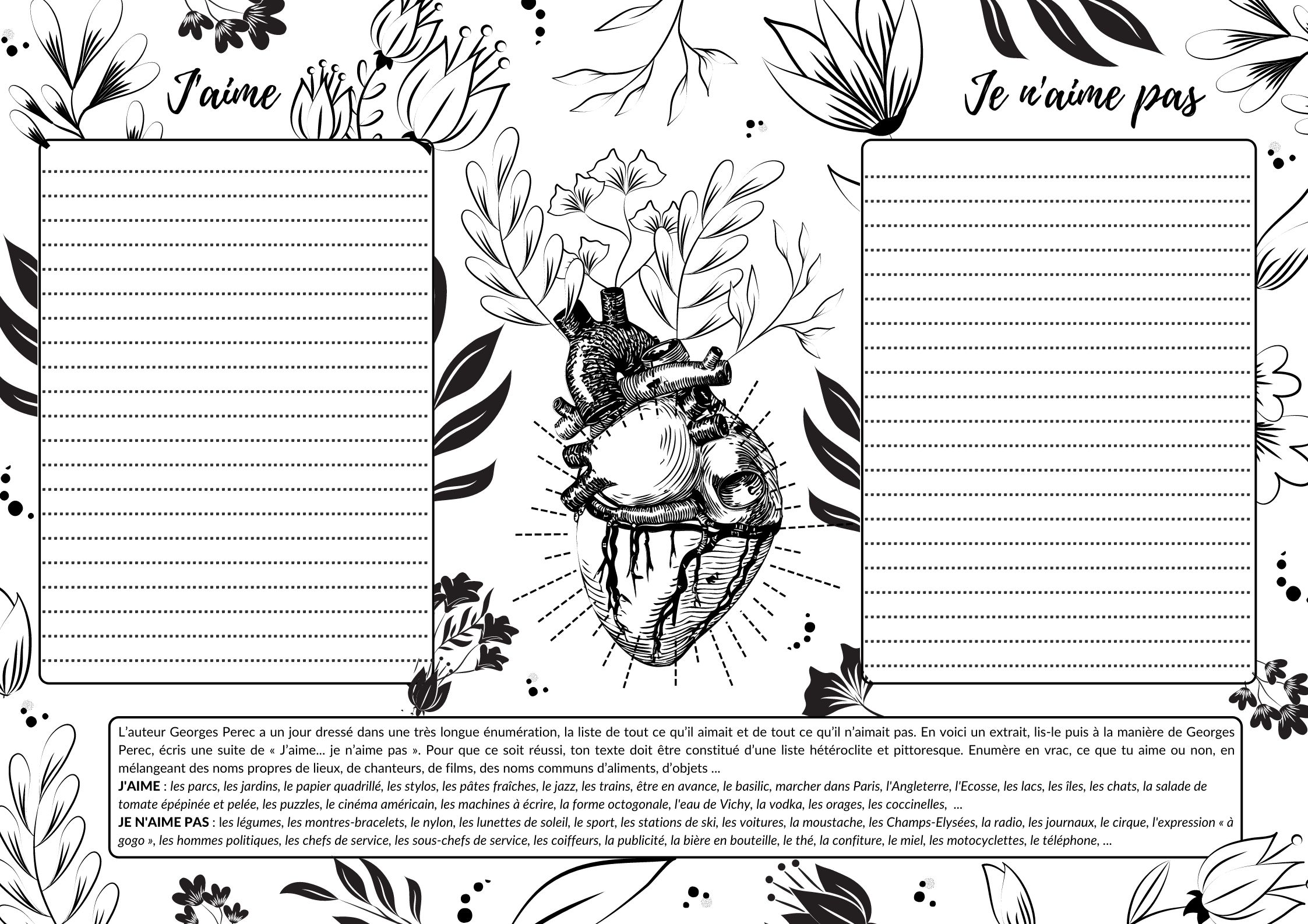 J'aime, je n'aime pas ... - La Bande à Baudelaire