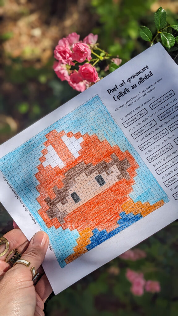 Pixel art pédagogique - La Bande à Baudelaire