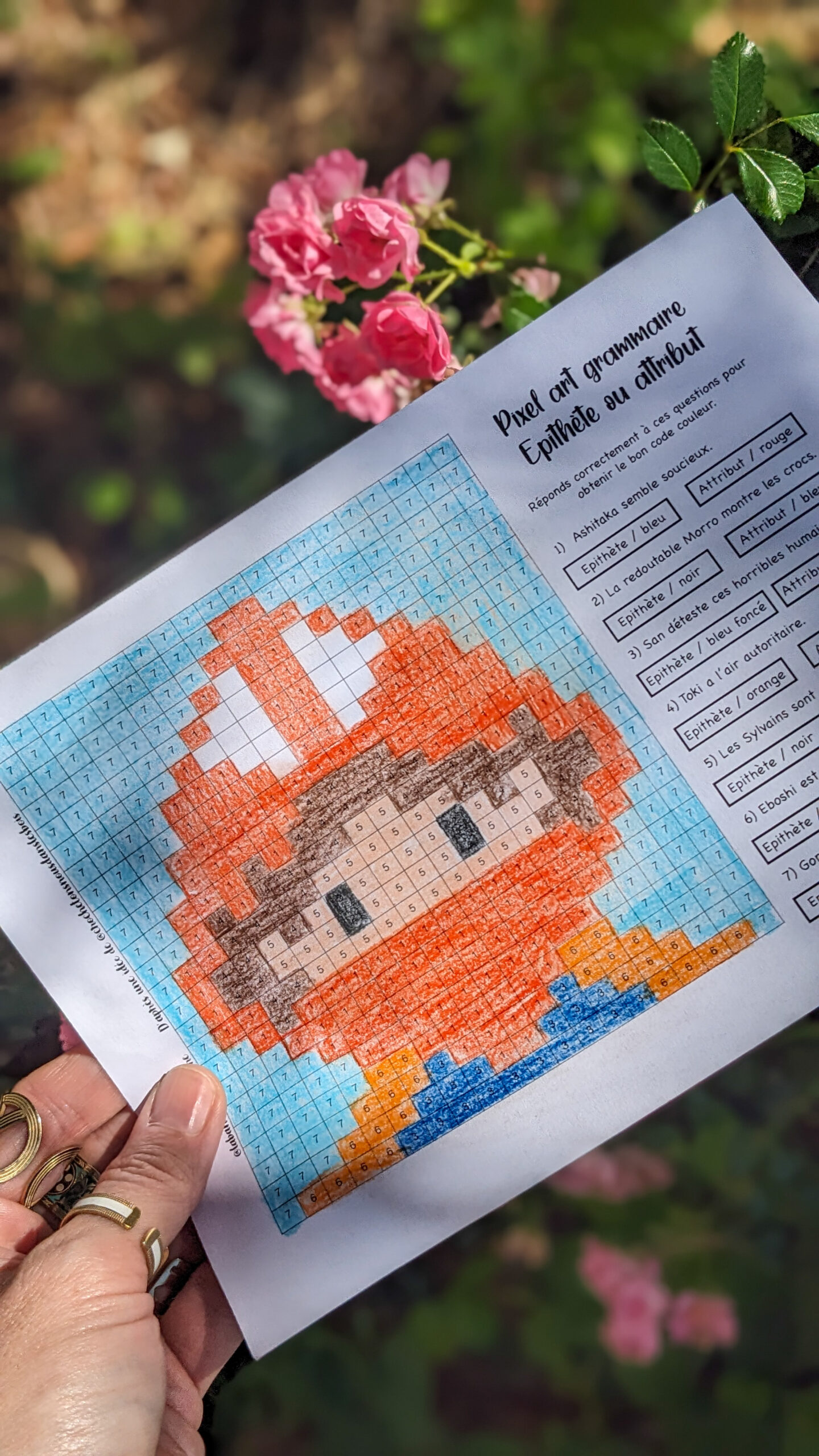 Pixel art pédagogique - La Bande à Baudelaire