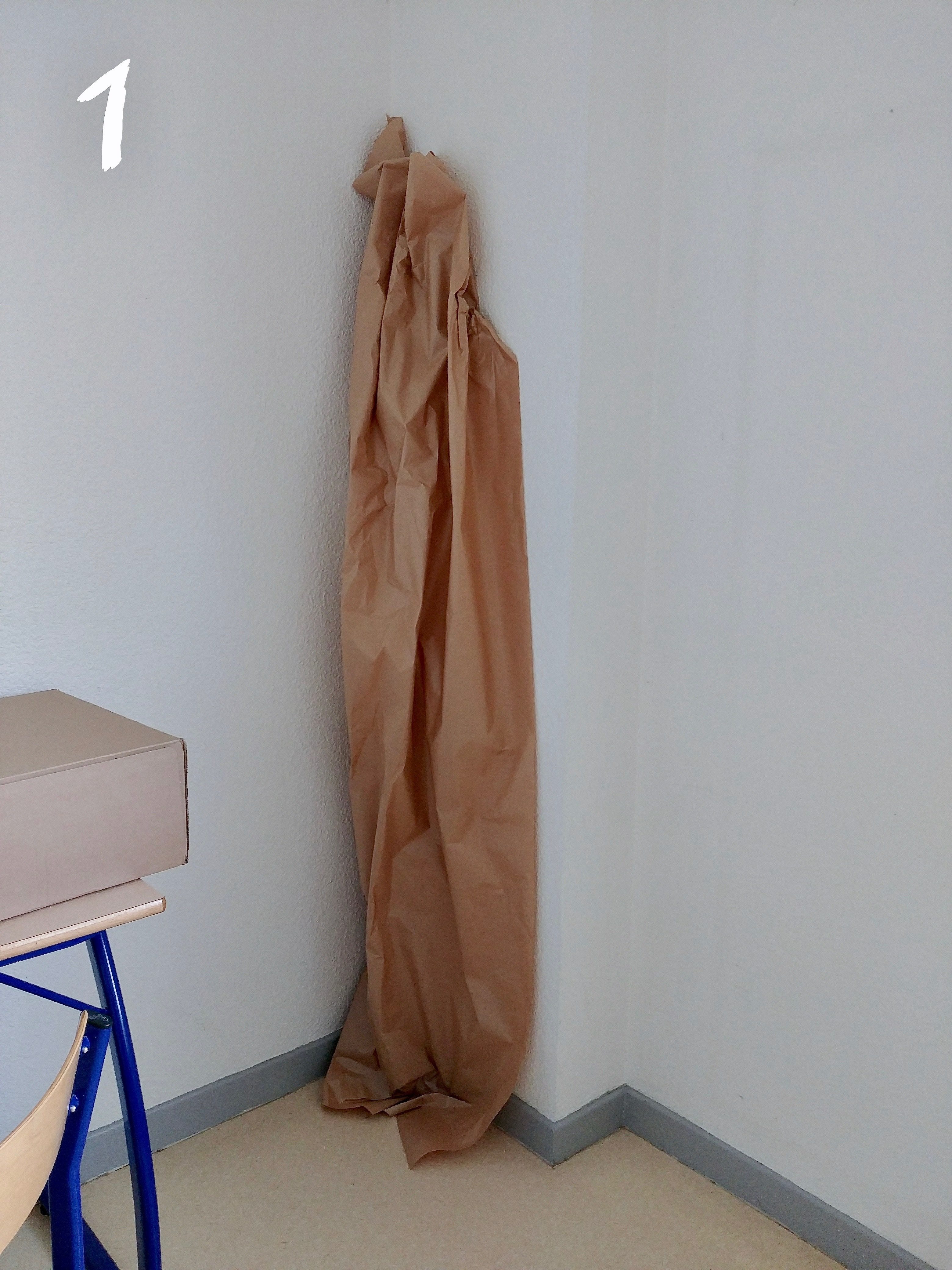 arbre en papier étape 1 - La Bande à Baudelaire