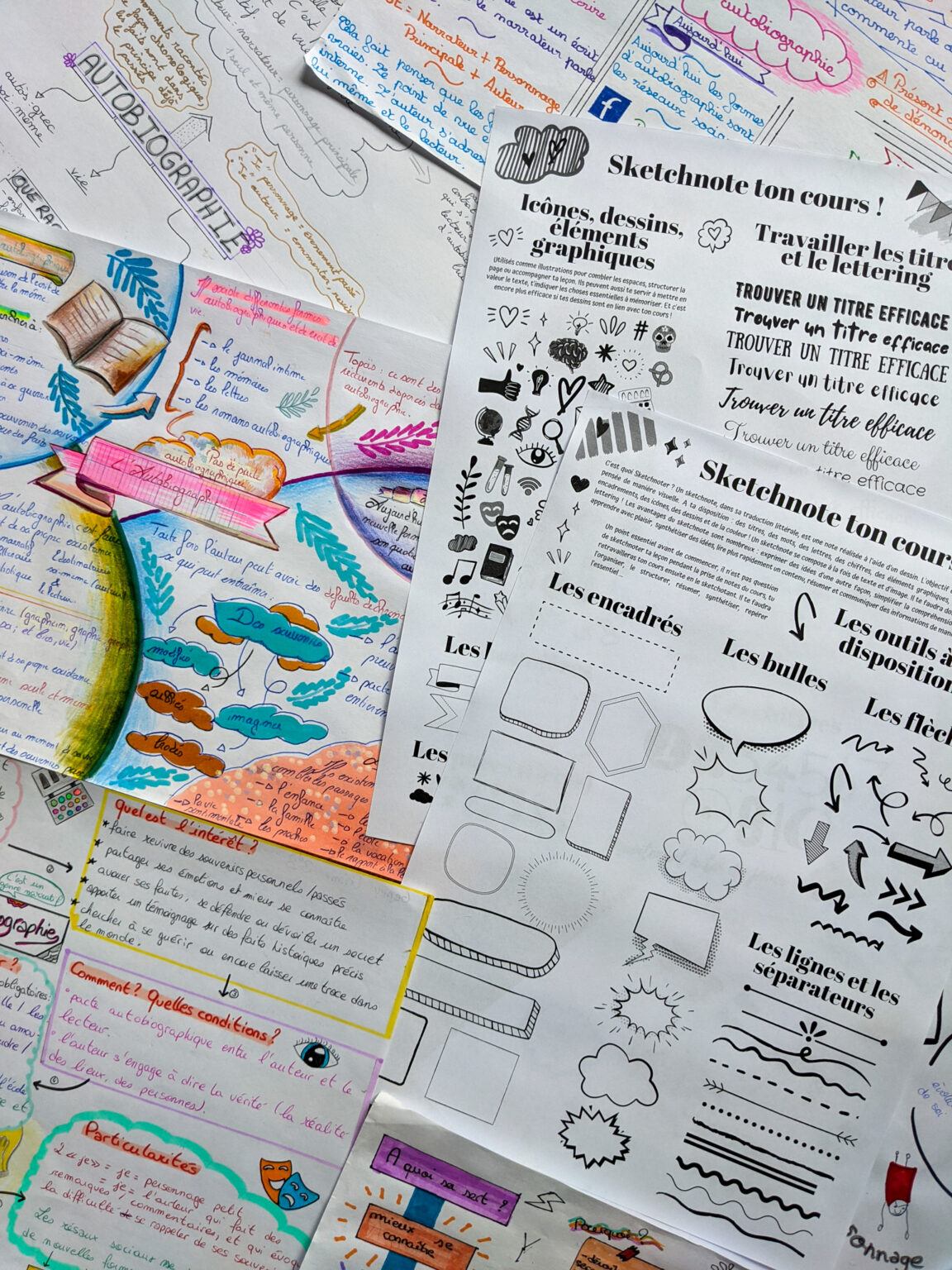 Sketchnote ton cours - La Bande à Baudelaire