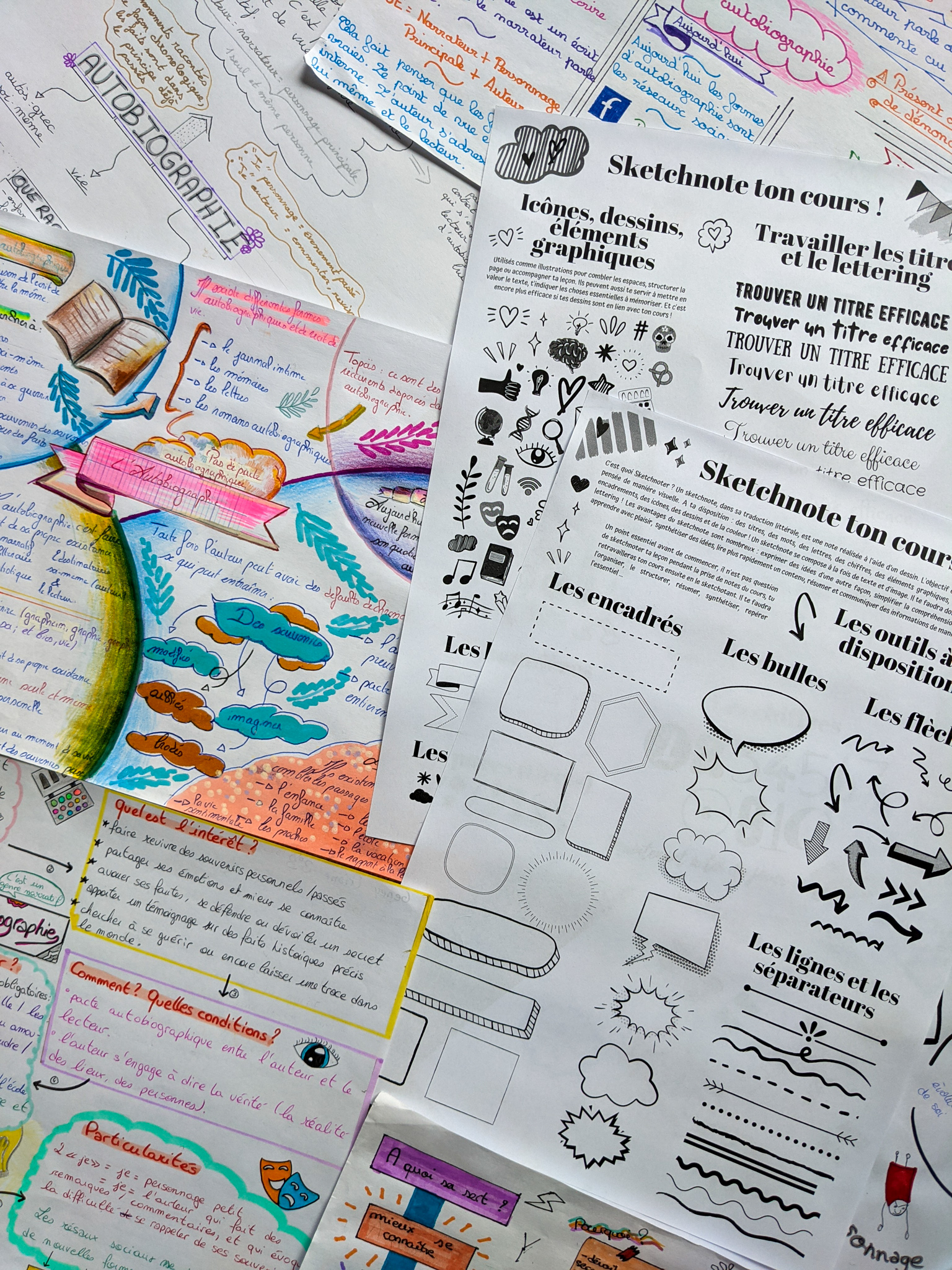 Sketchnote ton cours - La Bande à Baudelaire