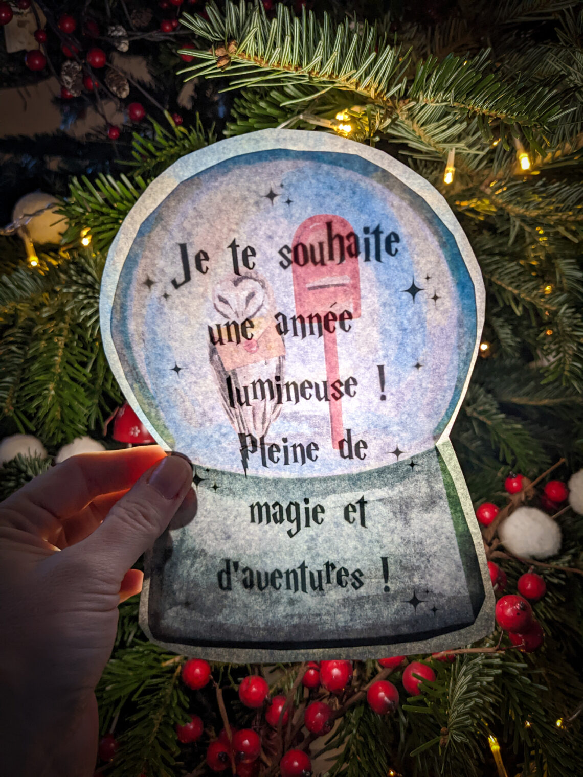 carte de voeux Harry Potter - La Bande à Baudelaire