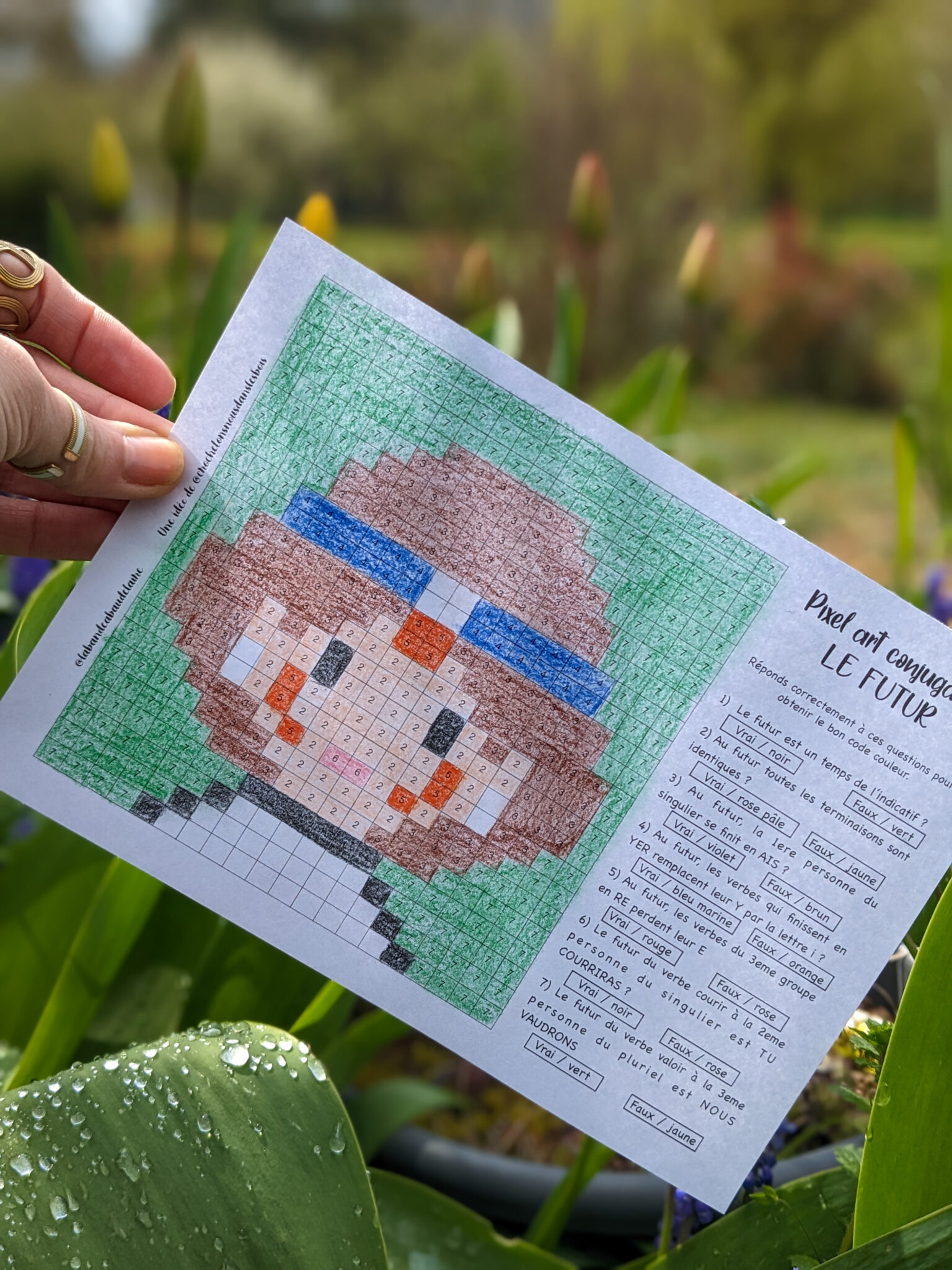 Pixel art pédagogique - La Bande à Baudelaire