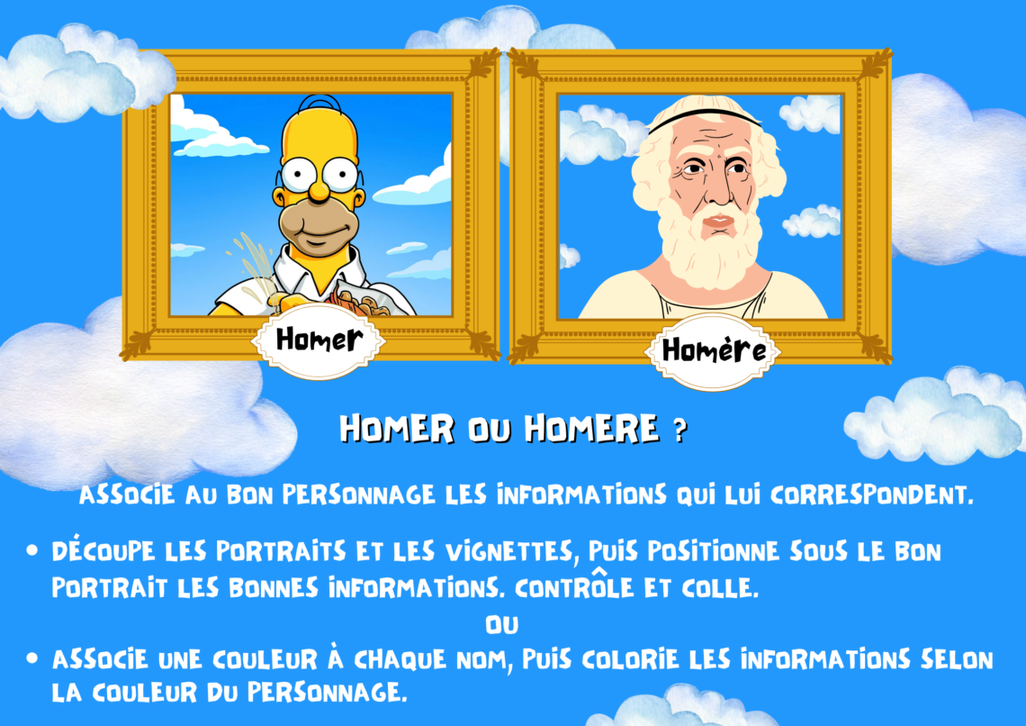 Homer ou Homère ? - La Bande à Baudelaire